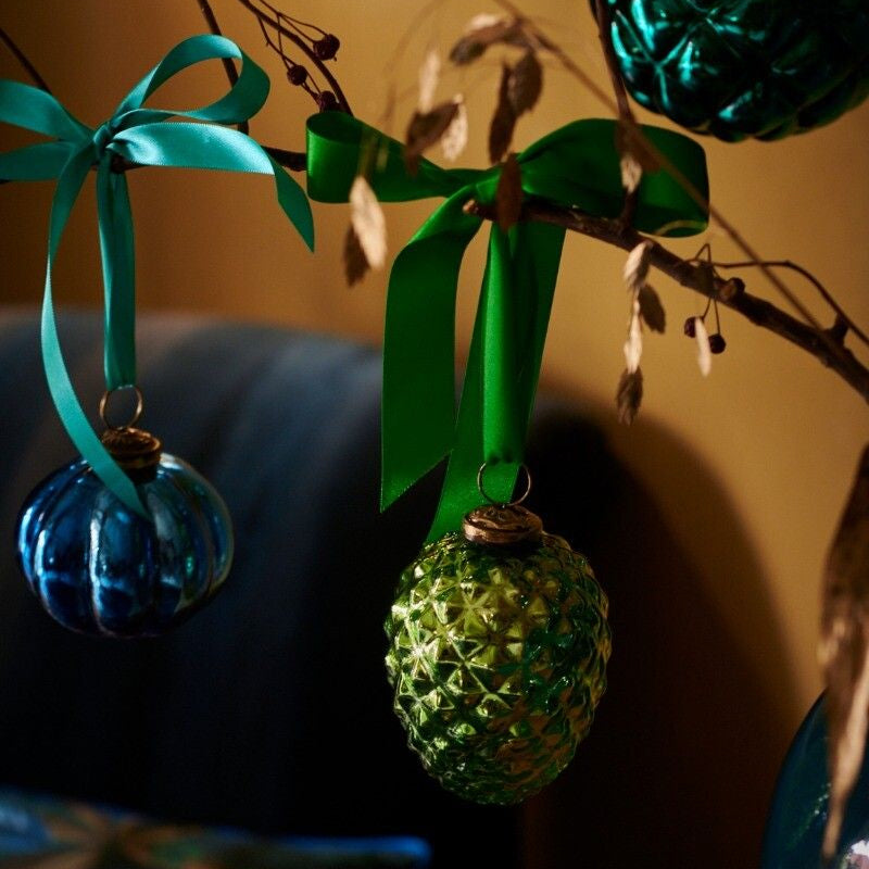 Pip Studio Glass Ornament | Light Green Cone | Buy Online Small Acorns